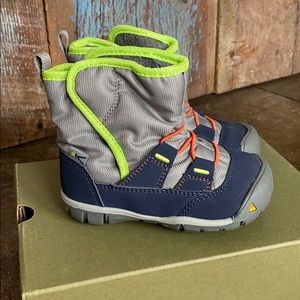 Keen | Shoes | Keen Peek A Boot Dress Blues Macaw Toddle Boot | Poshmark